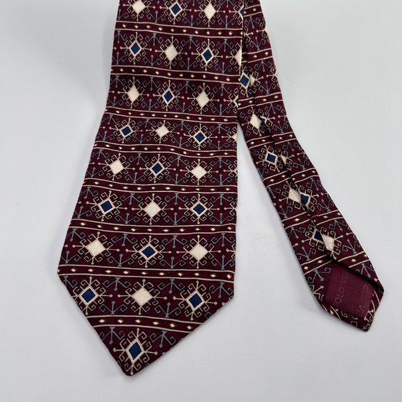 Vito Rufolo | Accessories | Vr By Vito Rufolo Necktie Multicolor Maroon ...